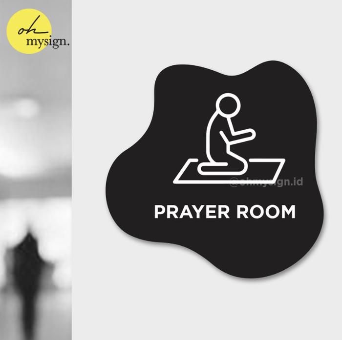 Jual Sign Board Akrilik Prayer Room Papan Acrylic Signage Tempel - Ink ...