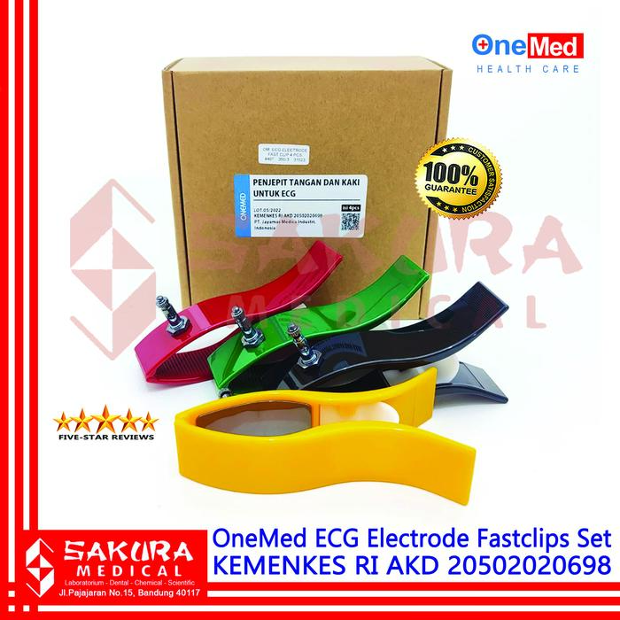 Jual OneMed ECG Electrode Fast Clip 4 pcs - Kota Bandung - Toko Sakura ...