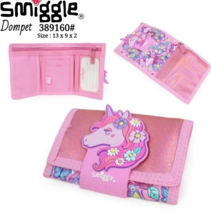 Jual Smiggle Dompet Hey Uniicorn Pink/ Dompet Anak Perempuan/kado ...
