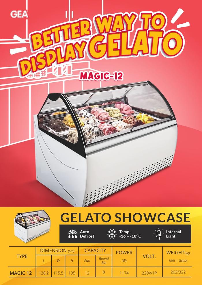 Promo GELATO SHOWCASE GEA MAGIC 12 AUTO DEFROST Cicil 0% 3x - Jakarta ...