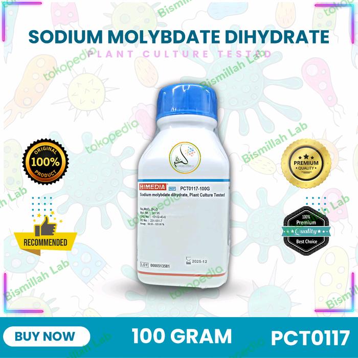 Jual Sodium Molybdate Dihydrate, PCT Grade | Na2MoO4.2H2O, 100 Gram ...