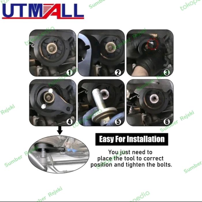 Jual SST Tracker Damper Pulley Holding Crankshaft CrankHolder Tool ...
