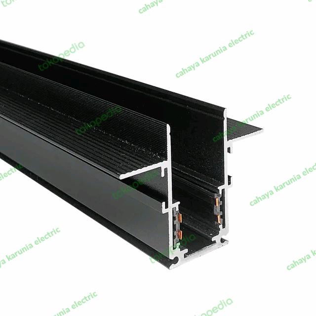 Jual LED magnetic track light rel lampu - tracklight rail INBOW - 3 ...