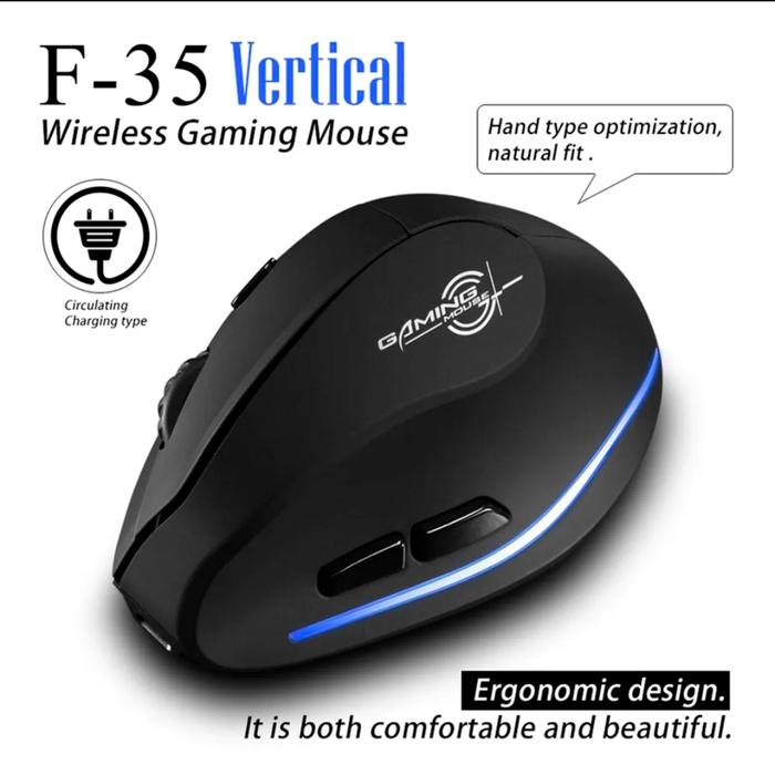 Jual Mouse Wireless Ergonomic Vertical, Mice Wireless Ergonomis Power ...