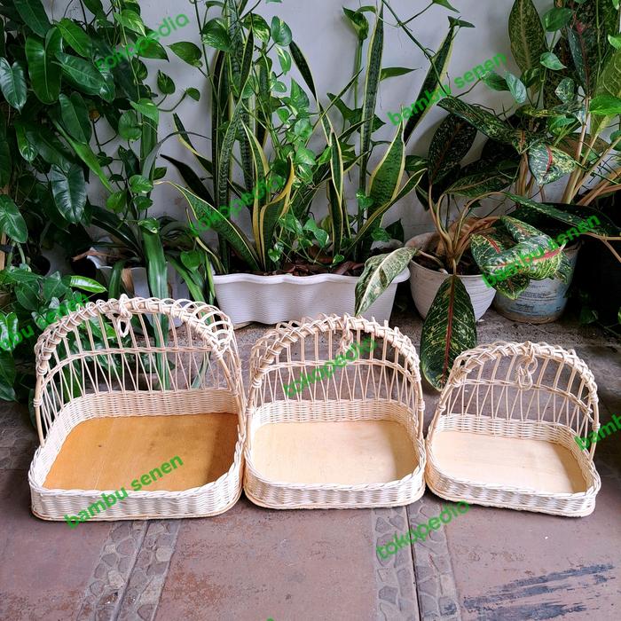 Jual kotak rotan seserahan kotak hantaran ayunan kotak - 25x16 ...