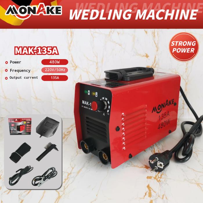 Jual MONAKE Mesin Travo Las Listrik Inventer Welding Machine MMA MAK 135A - Jakarta Utara ...
