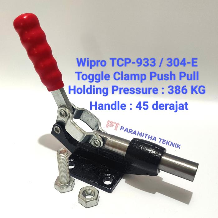 Jual Toggle clamp push pull 386 kg klem tekan tarik TCP 933 / TCP-933 ...