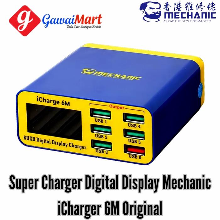 Jual Mechanic iCharger 6M Super Charger Display Digital USB Port ...