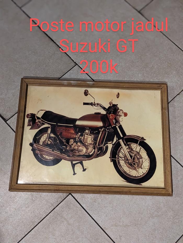 Jual Poster Motor Jadul Suzuki GT - Kab. Bekasi - oldstockgarage ...