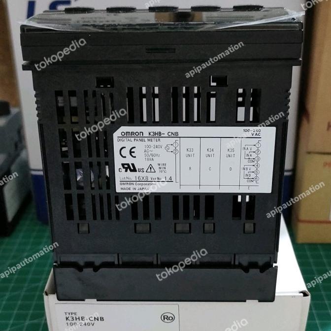 Jual Omron K3Hb-Cnb 100-240V Digital Panel Meter - Jakarta Barat - Industrial Automation ...