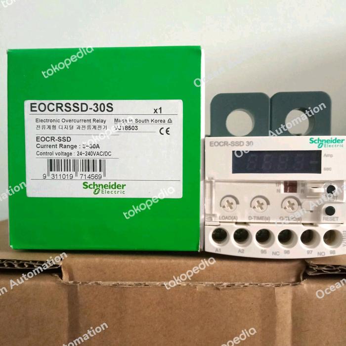 Jual ELECTRONIC OVER CURRENT RELAY EOCR SSD 30S SCHNEIDER - Jakarta Barat - Ocean Automation ...