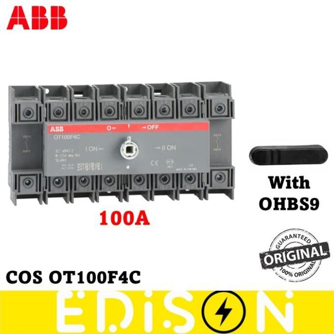 Jual Abb Cos 100A Ot100F4C Change-Over Switch 1Sca105019R1001 W/ Handle ...