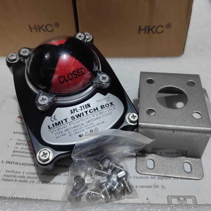Jual HKC LIMIT SWITCH BOX APL-210N VALVE POSITION INDICATOR - Kota ...