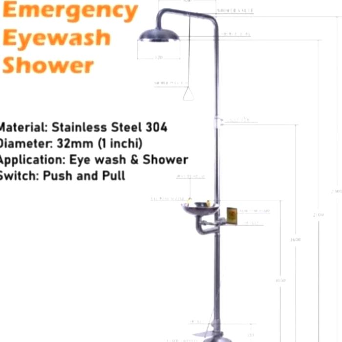 Jual Emergency Eye Wash / Eye Wash Shower Station / Stand Eye 100% ...