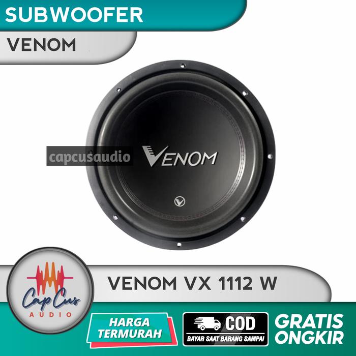 Jual SUBWOOFER VENOM 12 INCH VENOM VX 1112 W / VX1112W DOUBLE COIL VX ...