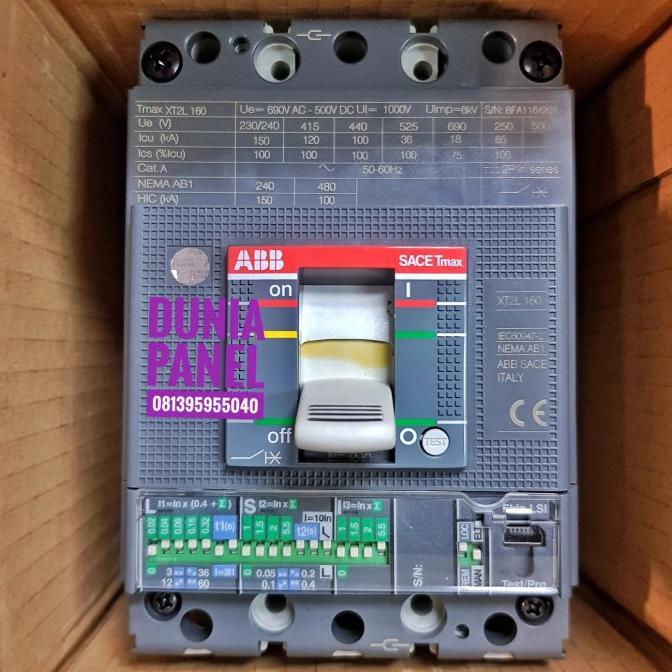 Jual Mccb Abb Tmax Xt2L 100A 120Ka Mccb Abb 3P 100A 120Ka - Jakarta ...