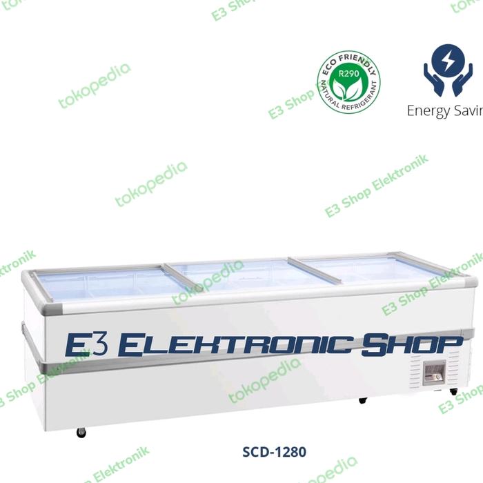 Promo Kulkas Freezer Kaca GEA SCD-1280 Sliding Flat Glass Freezer ...
