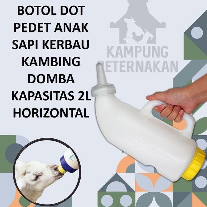 Jual Botol Dot Pedet Anak Sapi Kerbau Kambing Domba Kapasitas 2L ...