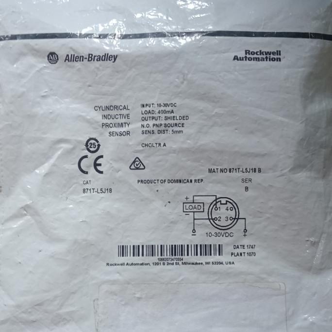Jual Allen-Bradley 871T-L5J18 Proximity Sensor - Jakarta Barat ...