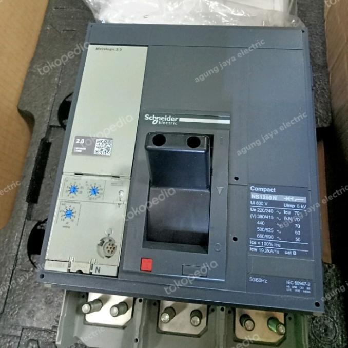 Jual Mccb Ns1250N 1250A 3 Pole/3P/ 3 Phase Ns 1250 N Schneider ...