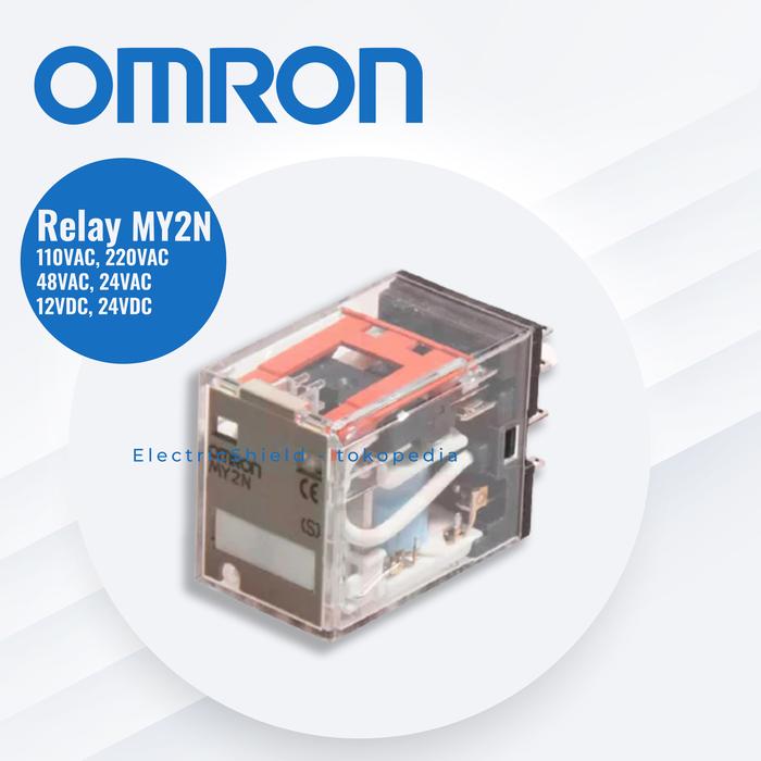 Jual Relay Omron MY2N 220VAC, 24VDC, 12VDC, 24VAC, 48VAC & 110VAC - 24VDC - Jakarta Pusat ...