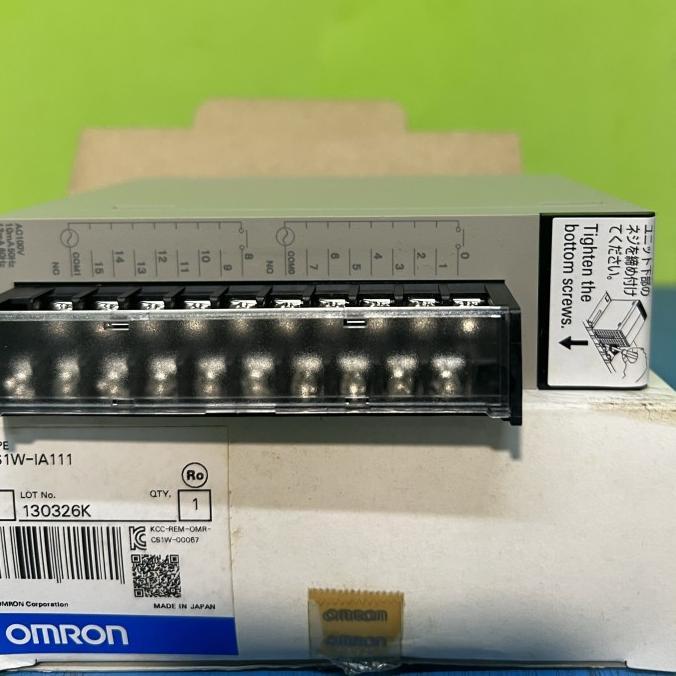 Jual Terminal Block Conversion Adapter Omron Cs1W-Ia111 Original New ...