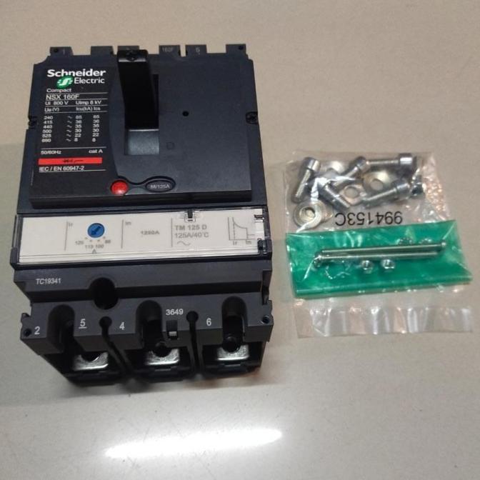 Jual Schneider Mccb Breaker Nsx160F 3P 125A Lv430631 / Mccb Schneider - Jakarta Barat ...