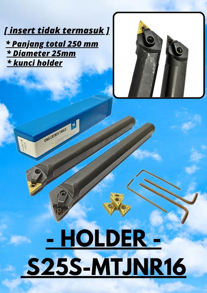 Promo Holder Bubut Dalam S25S MTJNR 16 insert TNMG16 holder dalam MTJNR16 - Kab. Bekasi ...