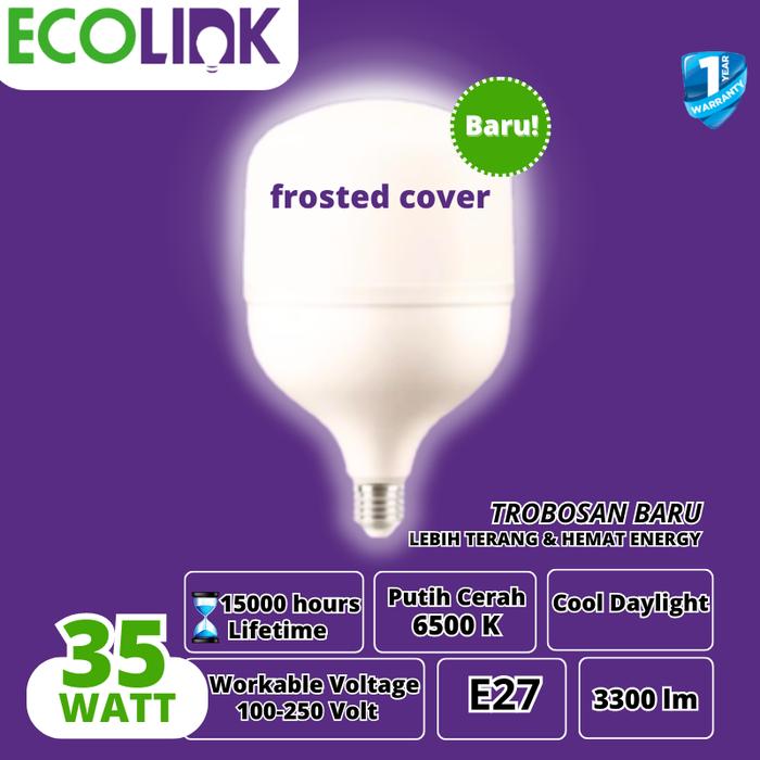 Promo Lampu Led 35 Watt Ecolink 6500K Cool Daylight (Putih) Garansi ...