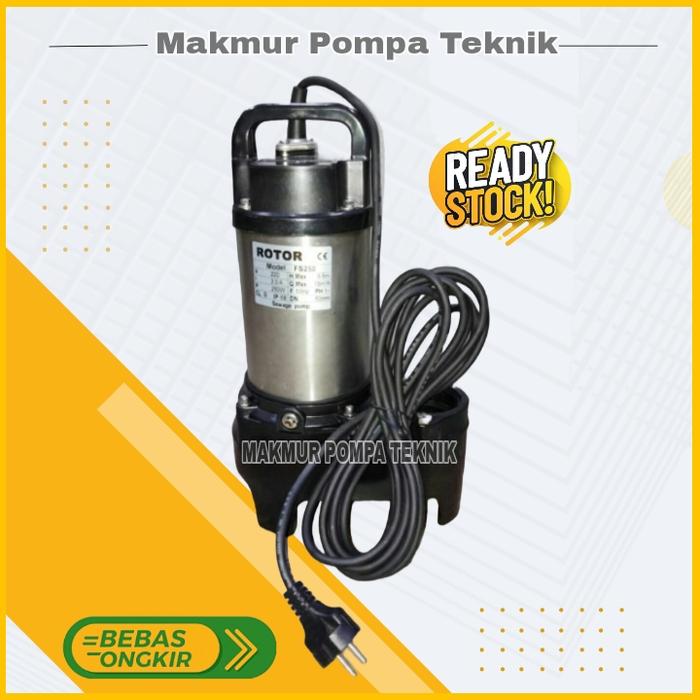 Jual Pompa Celup Air Kotor Sewage Pump Rotor FS-100 1Phase 220V ...