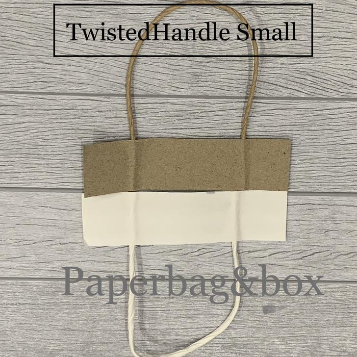 Jual PAPERBAG TWISTED HANDLE SMALL, Tali Kertas Kraft, 250 set/500 pcs ...