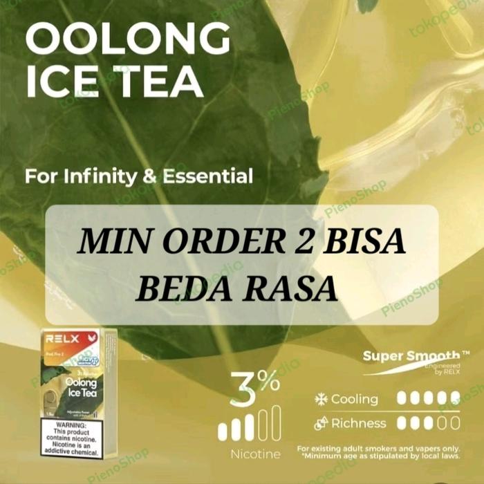 Jual Relx infinity-essential pod Pro 1 pack Oolong Ice Tea - Jakarta ...