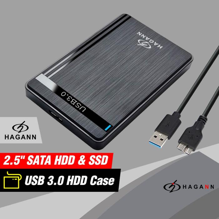 Promo HAGANN HDA-E31 Case Hardisk External USB 3.0 | HDD SSD Enclosure 2.5" - Kota Surabaya ...