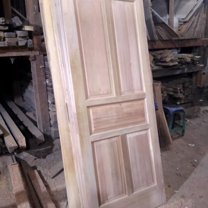 Jual daun pintu kayu panel meranti ukuran 82x210 - Kota Tangerang - ud ...