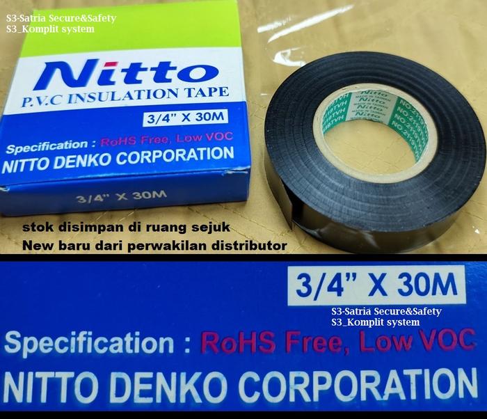 Jual ISOLASI KABEL LISTRIK solasi selosi selotip black nito nitto hitam ...