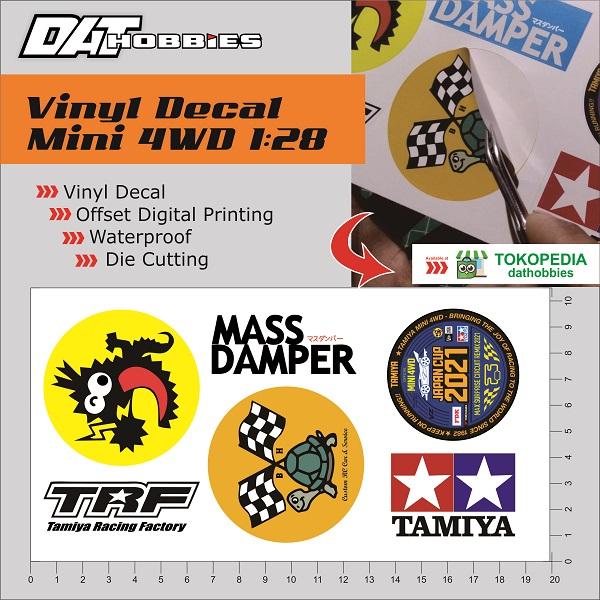 Jual Stiker Sticker decal set box tamiya mini 4wd - Kab. Bandung Barat ...