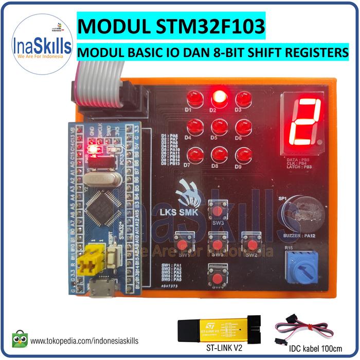 Jual Modul Stm32f103 Basic Io 8 Bit Shift Registers Kota Bekasi Ina