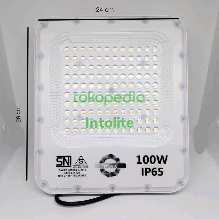 Jual Lampu sorot 100 watt Led, Lampu tembak 100w cahaya Terang Full ...