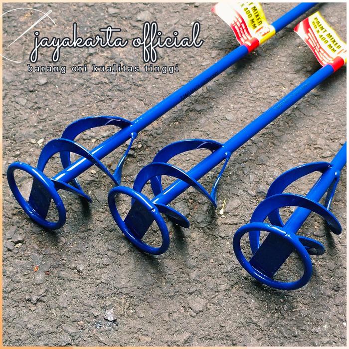 Jual Tangkai mixer alat pengaduk cat 6 cm tjap mata pengaduk semen mata ...