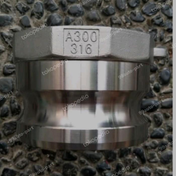 Jual Camlock Stainless Type A Ukuran 4" inch / Camlock ss316 Tipe A-400 ...