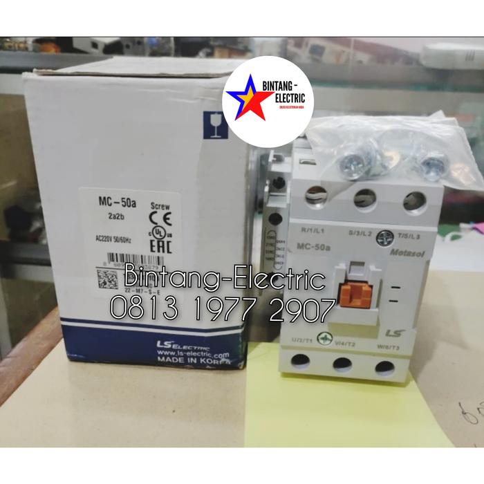 Jual Kontaktor / Contactor Metasol MC-50A 3P 65AF 220V AC LS Electric Korea - Jakarta Pusat ...