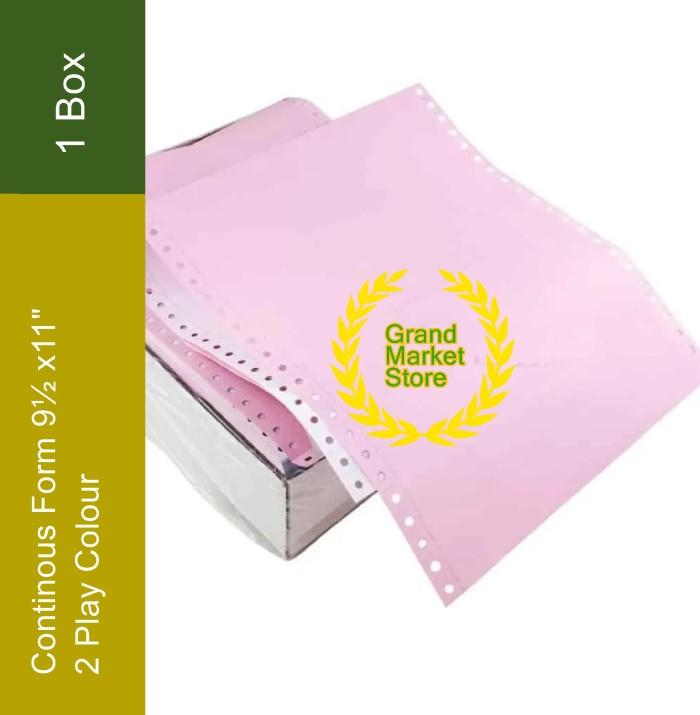 Jual Continous Form 91/2 x 11 2 Ply/2 Colour Hi Tech Kertas Komputer ...