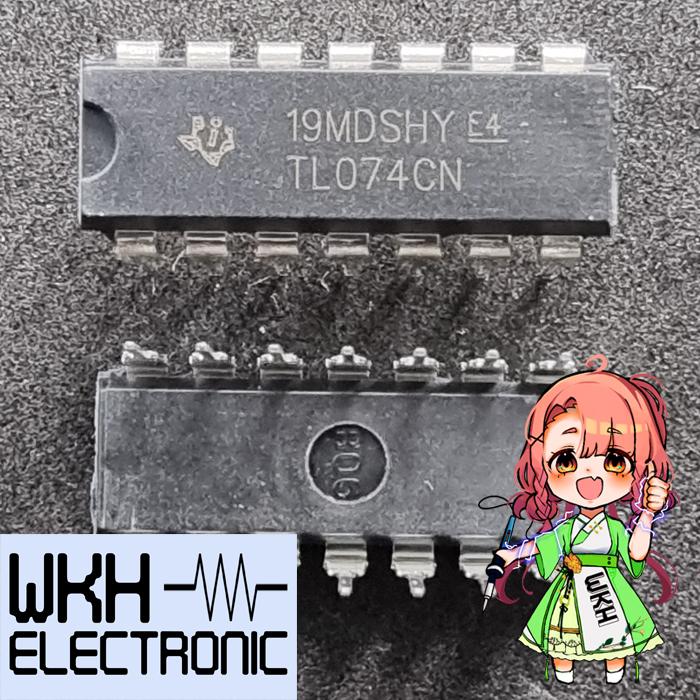 Jual TL074CN DIP TL074 TL 074 074CN Low Noise Quad JFET Op Amp - Kota ...