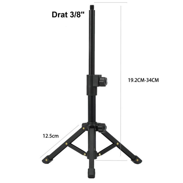 Jual stand mic Besi pendek dan panjang dekstop -stand meja tanpa holder - Tripod Pendek, BESI ...
