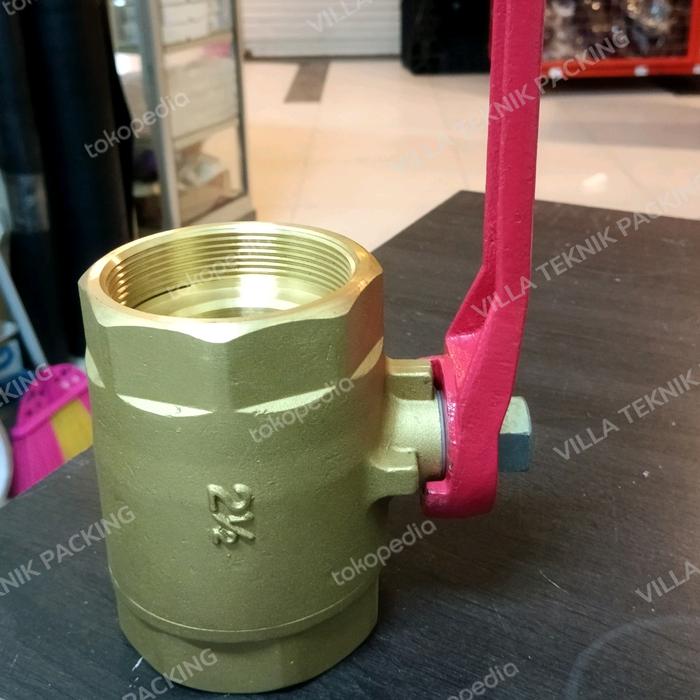 Jual Ball valve Kitz Kuningan Drat 2-1/2" inch / Stop Kran Kuningan ...
