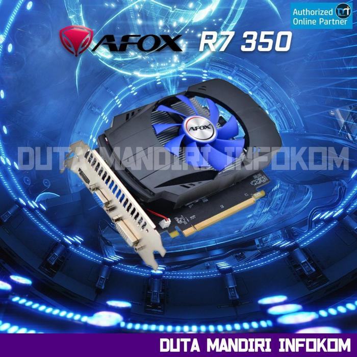 Jual AFOX Radeon R7 350 2GB DDR5 128BIT ATX SINGLE FAN - Jakarta Pusat ...