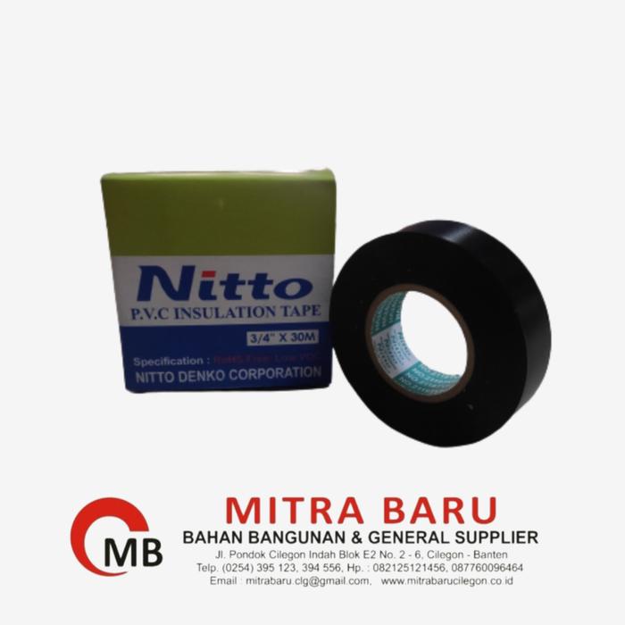 Jual Isolasi Listrik Nitto / Lakban Listrik Nitto - Kota Cilegon - Mitra Baru Mandiri | Tokopedia