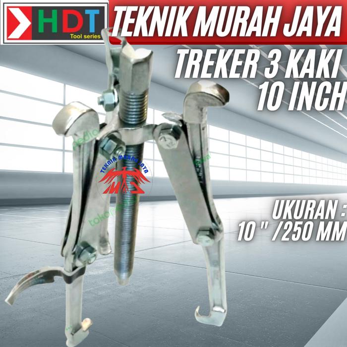 Jual HDT Treker 3 Kaki 10" Gear Puller 3 Jaw 10 Inch Tracker Bearing ...