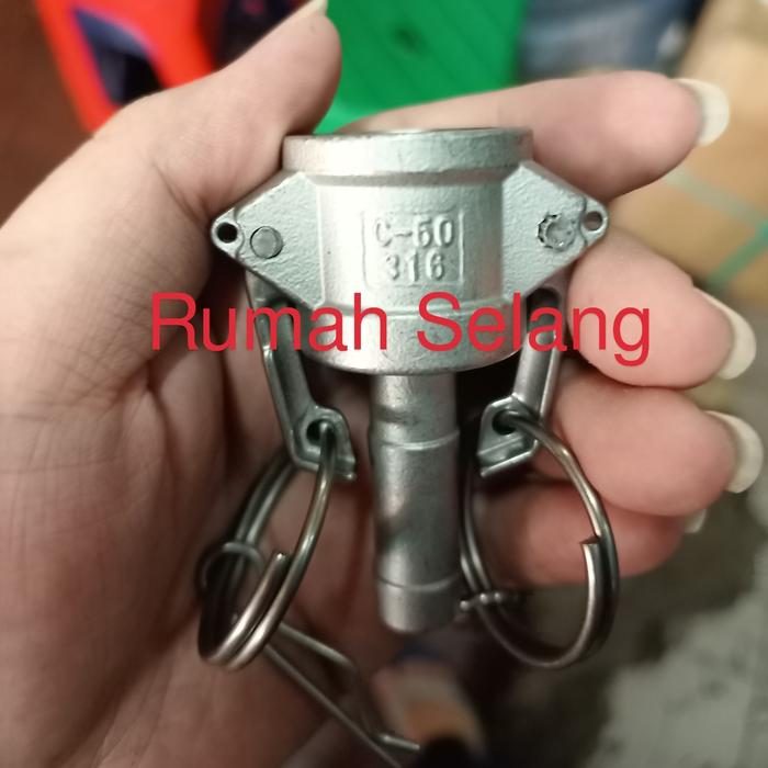 Jual Camlock Stainless Steel Type C 1/2 Inch / Camlock Stainless Type C ...