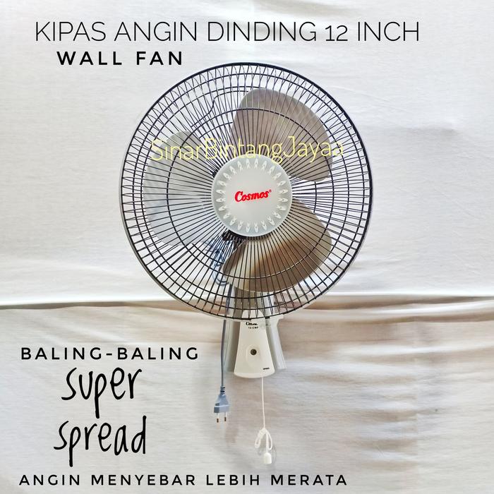 Jual COSMOS KIPAS ANGIN DINDING 12inch 12CWF/ WALL FAN COSMOS 12 CWF 12INCH - Jakarta Barat ...